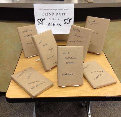 Celebrate Valentine's Day at the library. Go on a blind date, with a ...
