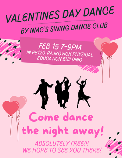 Valentine's Day dance - NMC Communiqué
